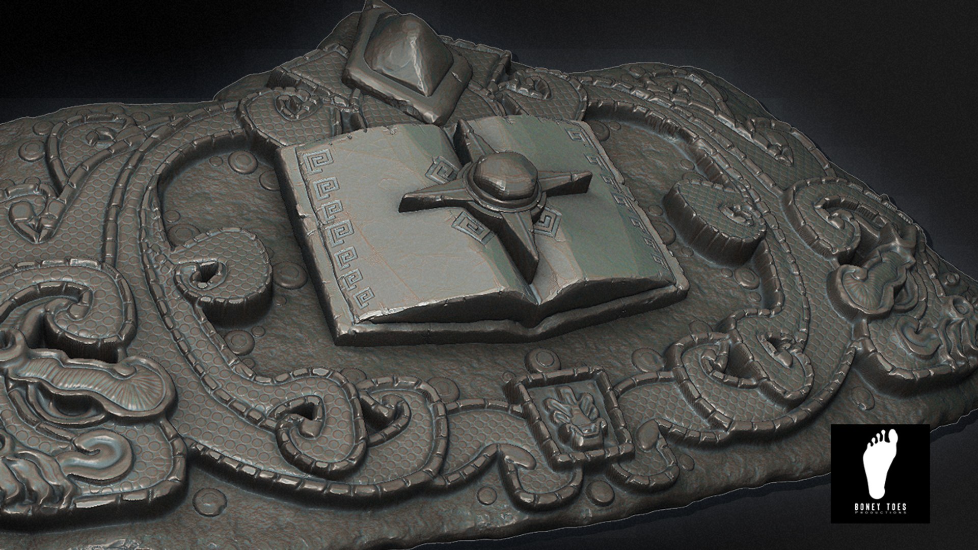 Aztec Stone Eternal Life 3d Model