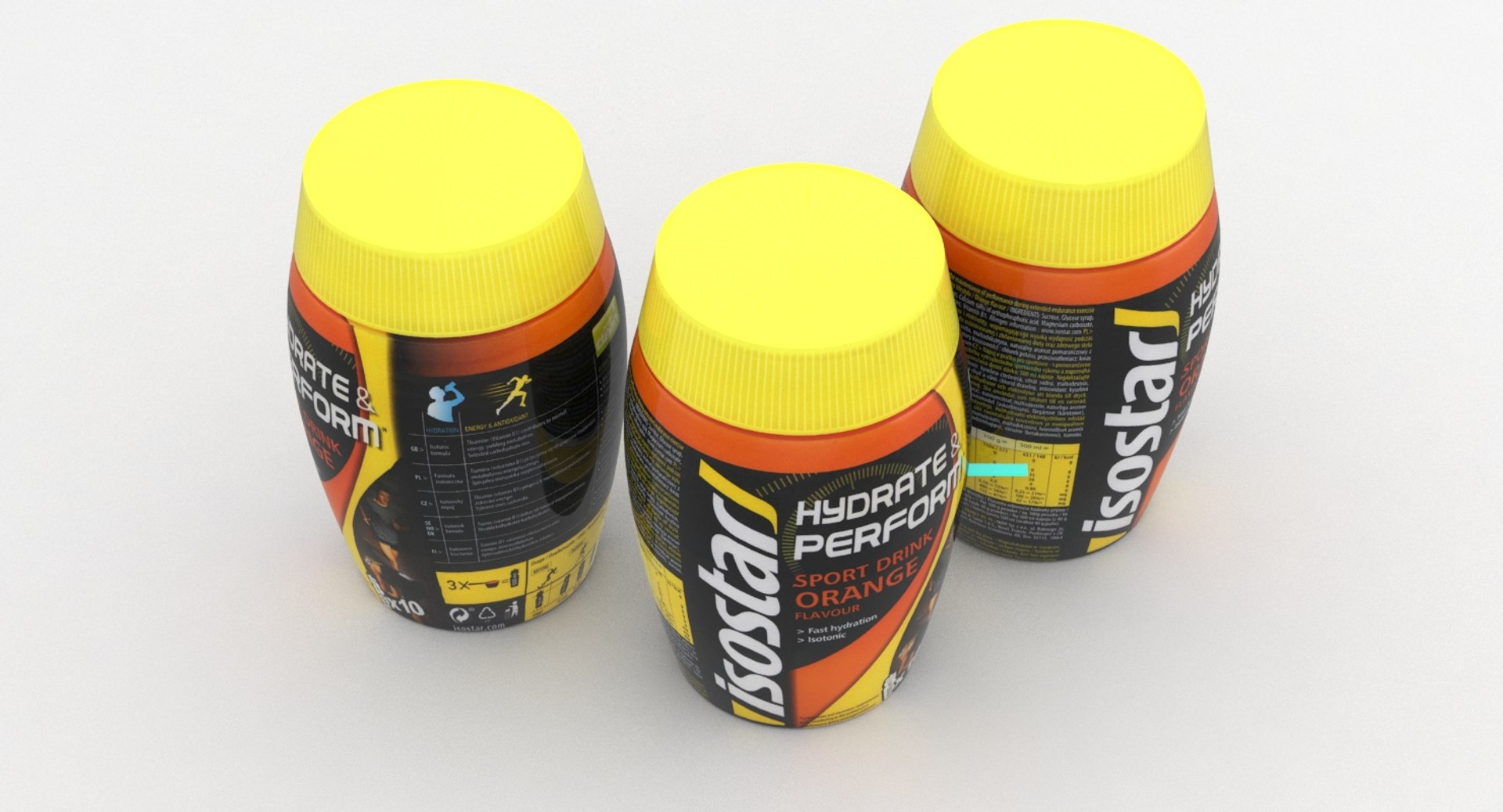 3D Drink Isostar Model - TurboSquid 1278913