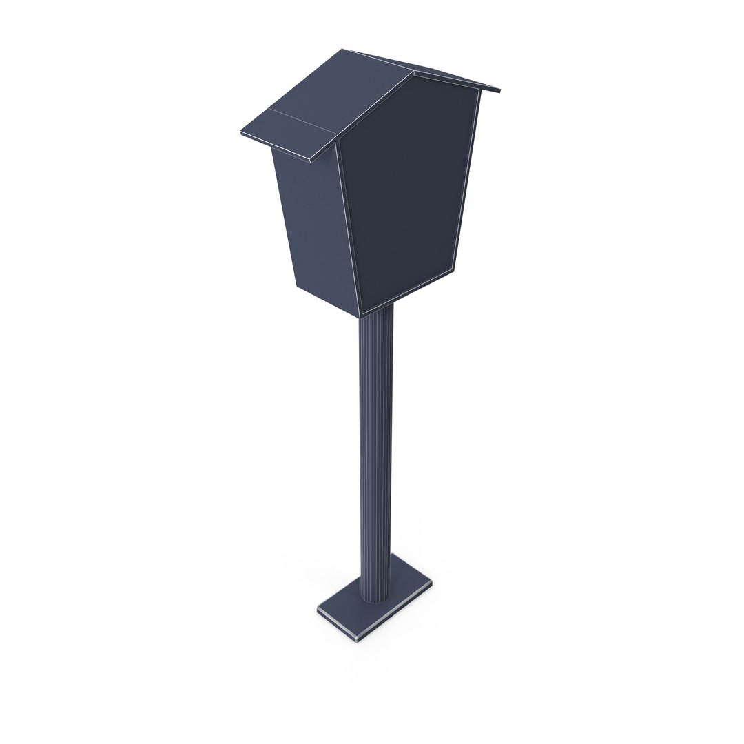 Mailbox 3D model - TurboSquid 2162948
