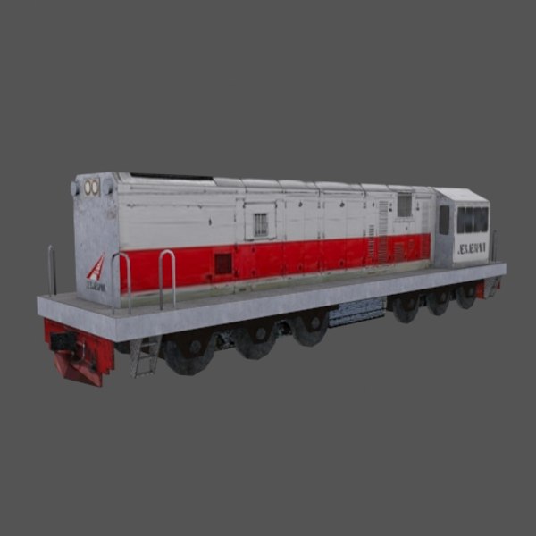 3D train locomotive - TurboSquid 1463284
