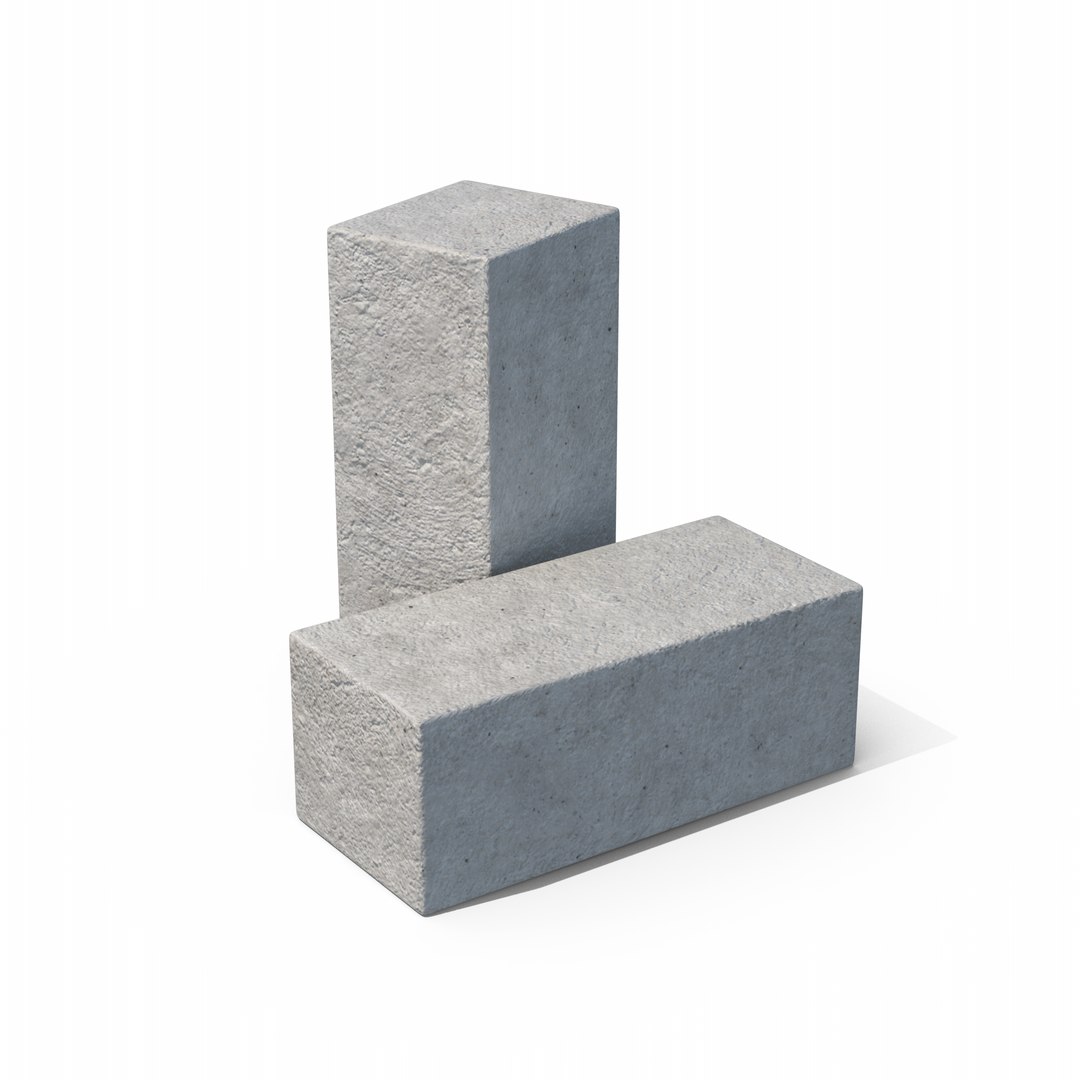 Concrete Blocks 3D - TurboSquid 2204082