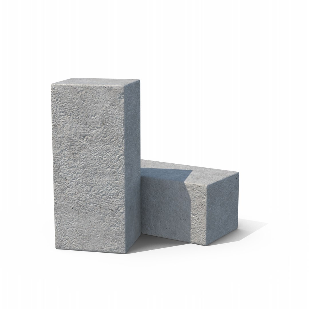 Concrete Blocks 3D - TurboSquid 2204082