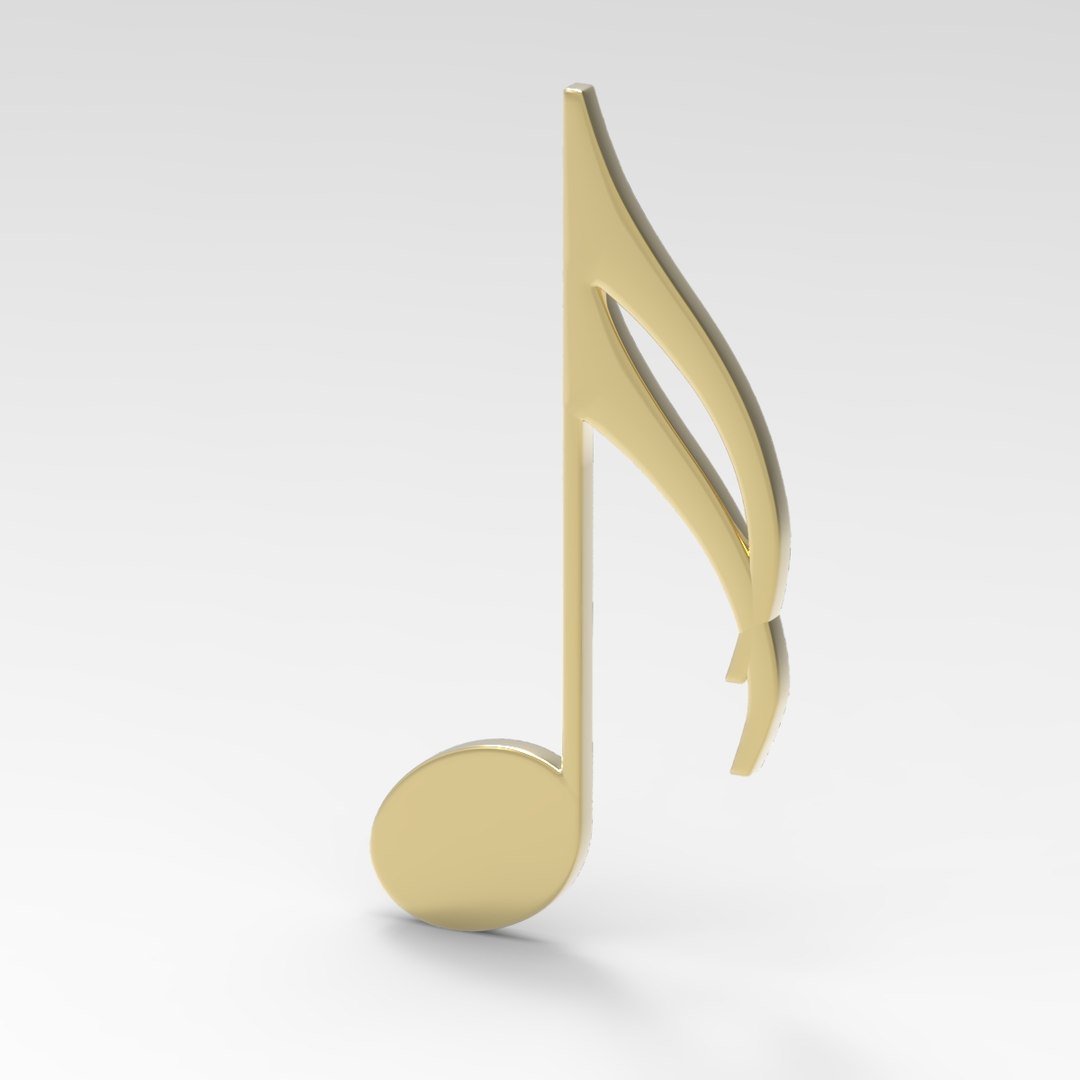 3d Musical Notes