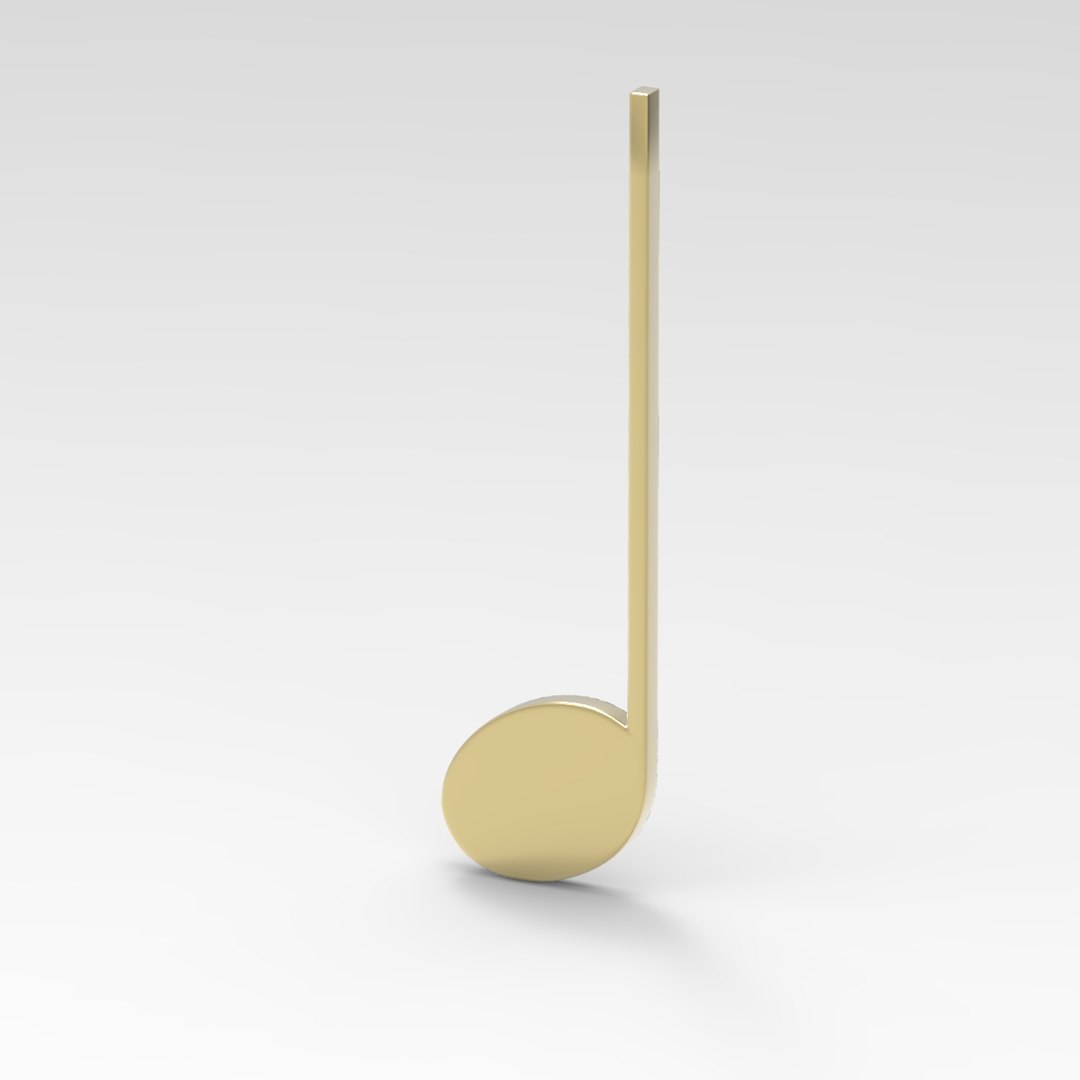 3d Musical Notes