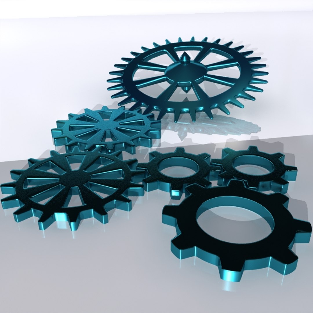 3ds Max Gear Sprocket Cog