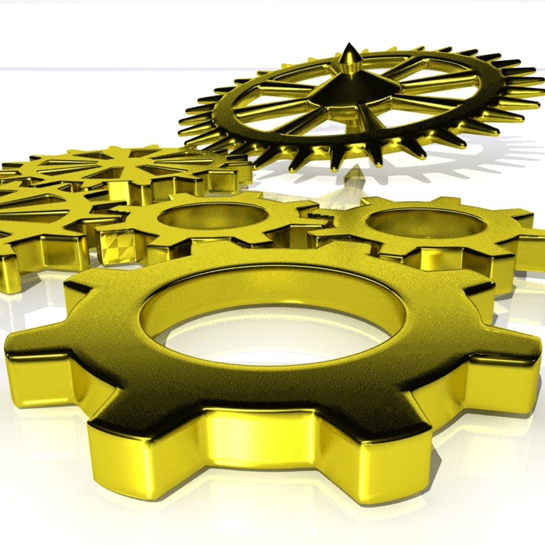 3ds Max Gear Sprocket Cog