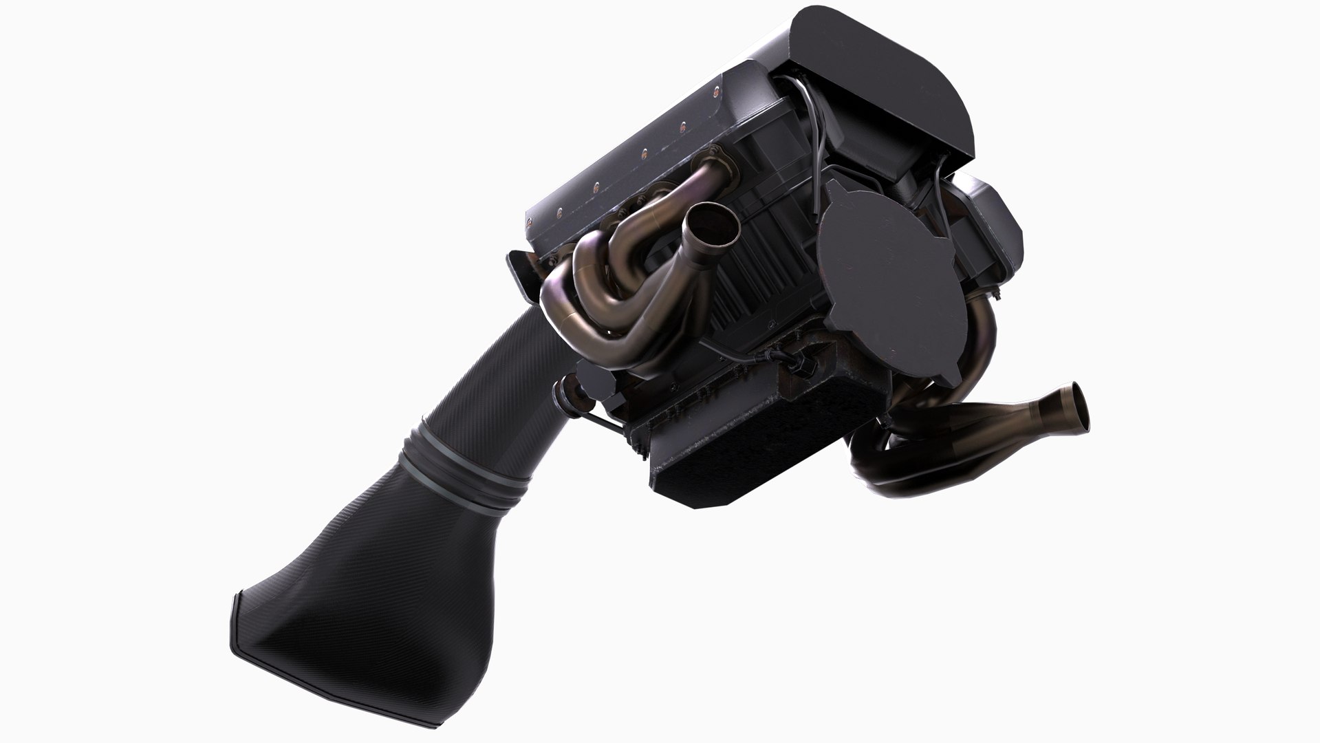 3D Prostock NHRA Drag Race V8 Engine - TurboSquid 2325566