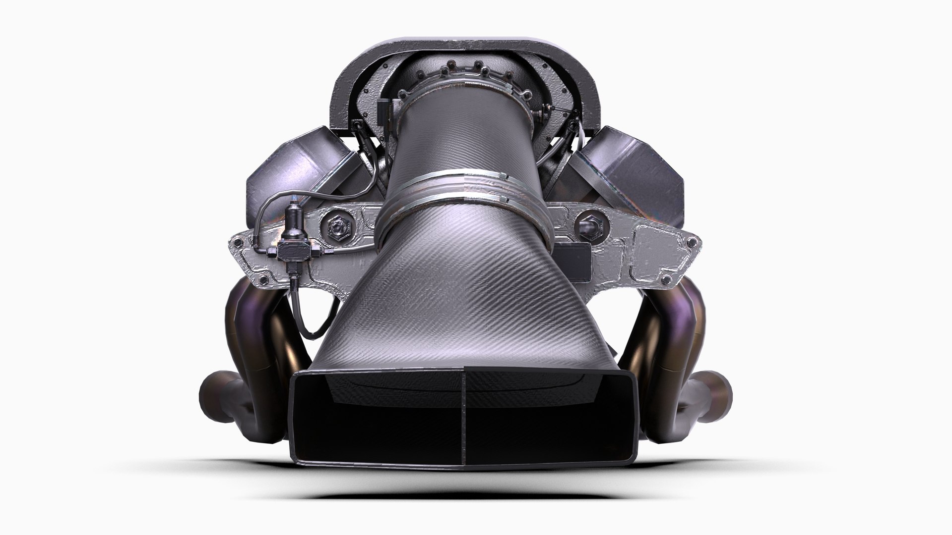 3D Prostock NHRA Drag Race V8 Engine - TurboSquid 2325566