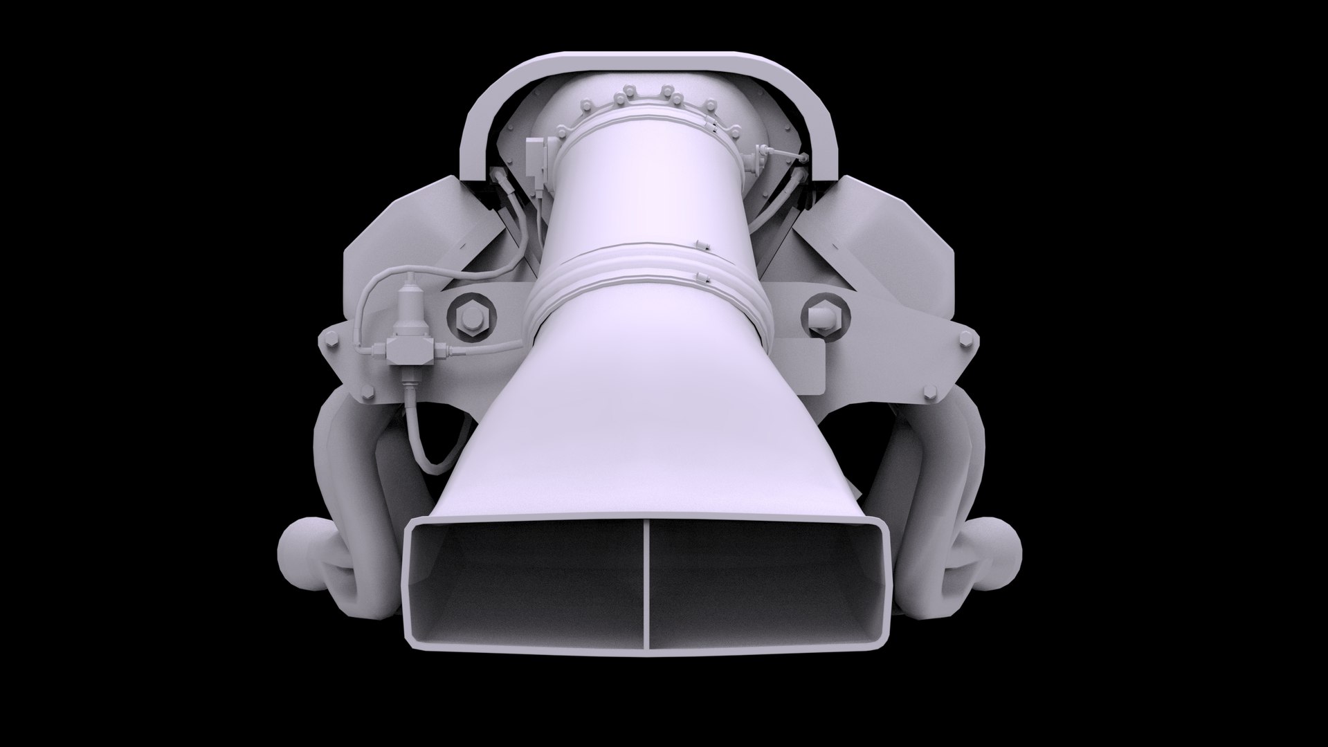 3D Prostock NHRA Drag Race V8 Engine - TurboSquid 2325566