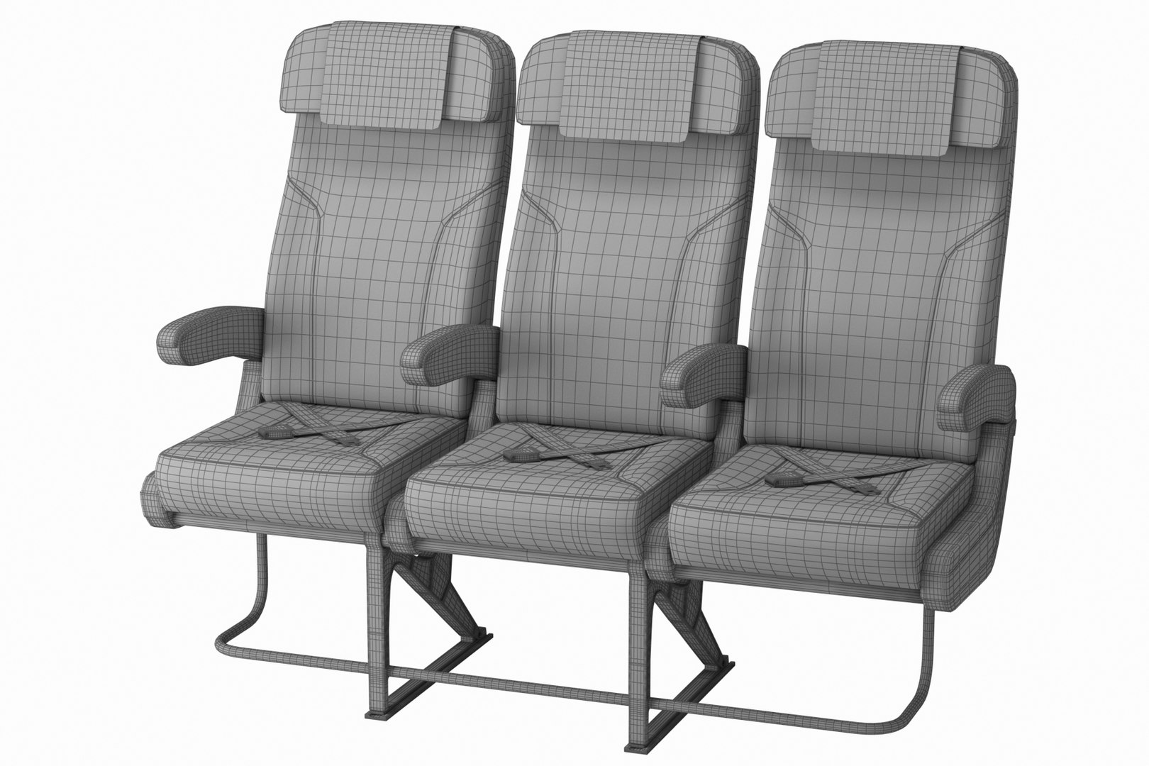 3D Airplane Chair V3 - TurboSquid 1369907