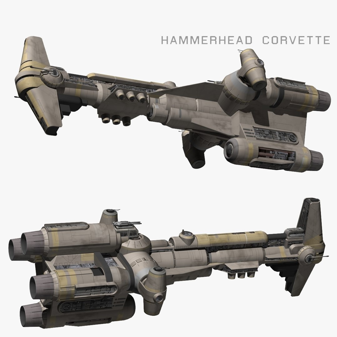 Hammerhead Corvette 3D Model - TurboSquid 1167932