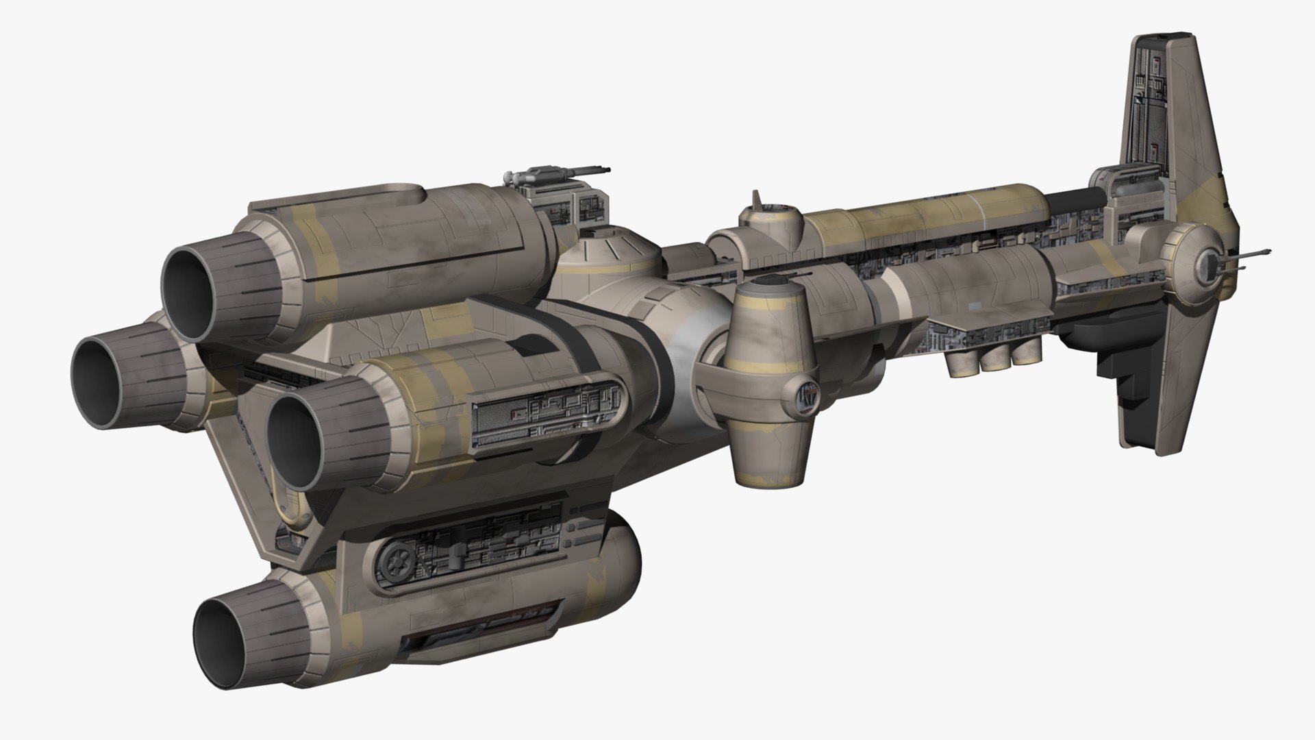 Hammerhead Corvette 3D Model - TurboSquid 1167932