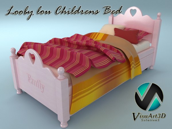 looby lou bed 3d model