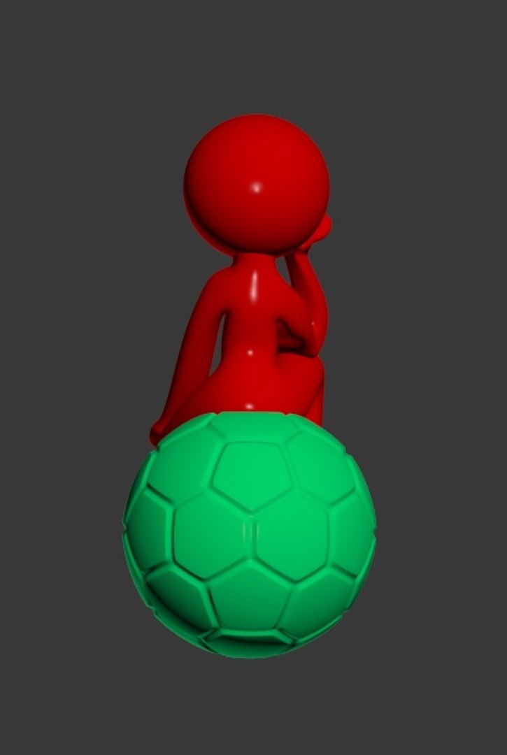 3d Model Man Ball