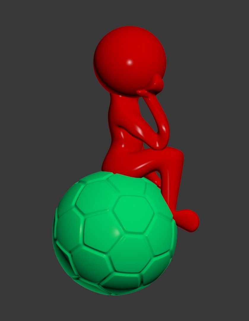 3d Model Man Ball