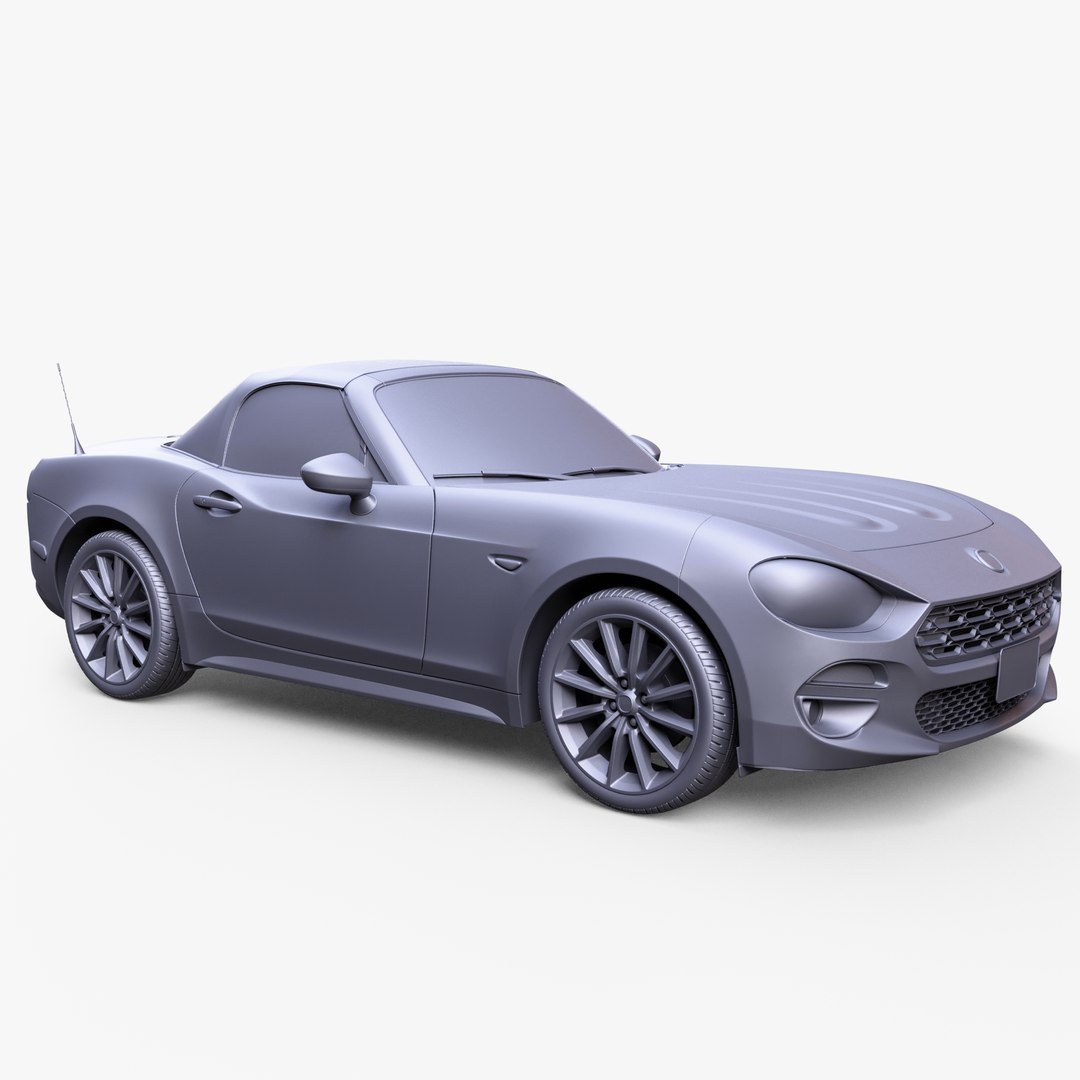 modelo 3d Fiat 124 Araña - TurboSquid 2188947