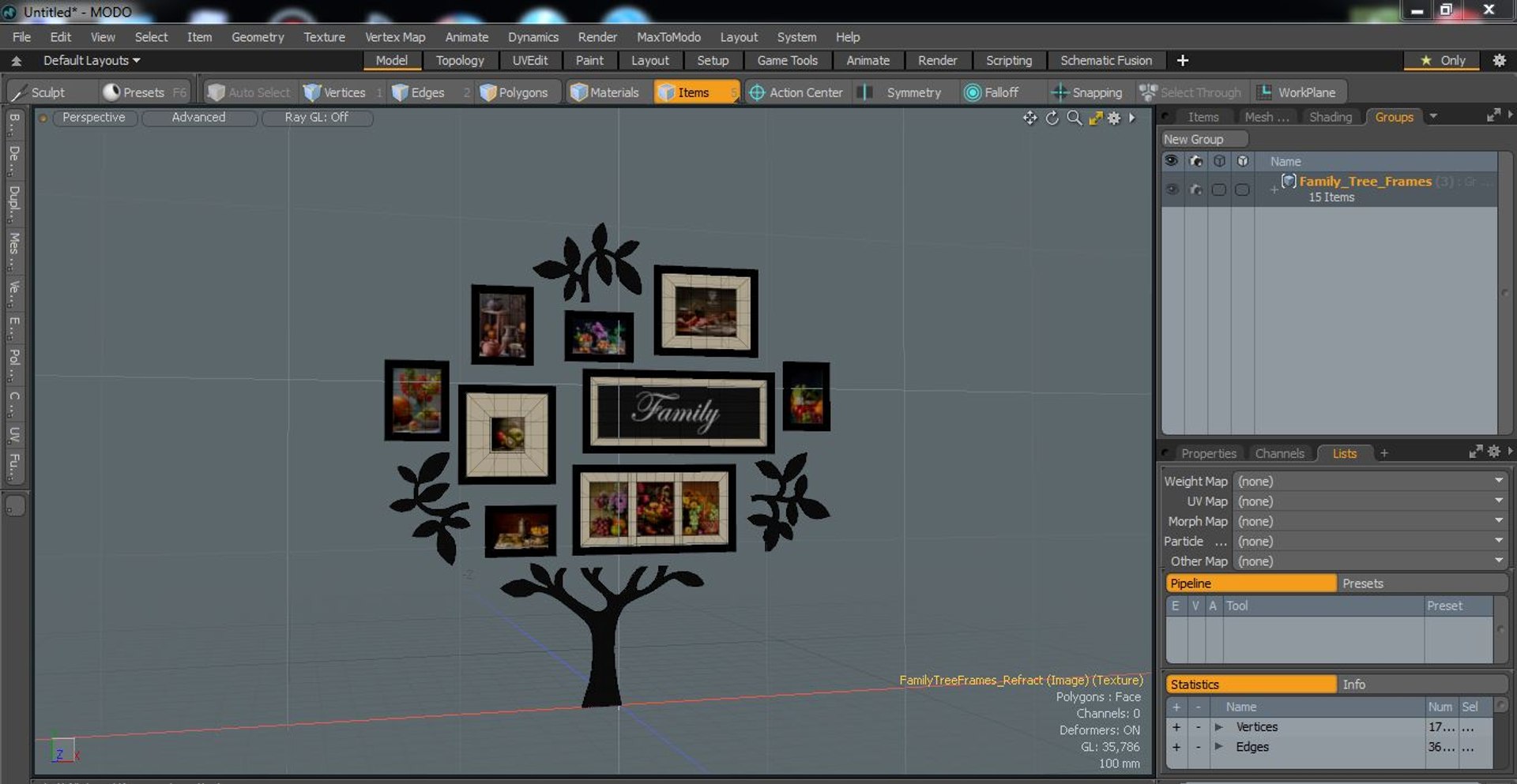 3D Family Tree Frames - TurboSquid 1859287