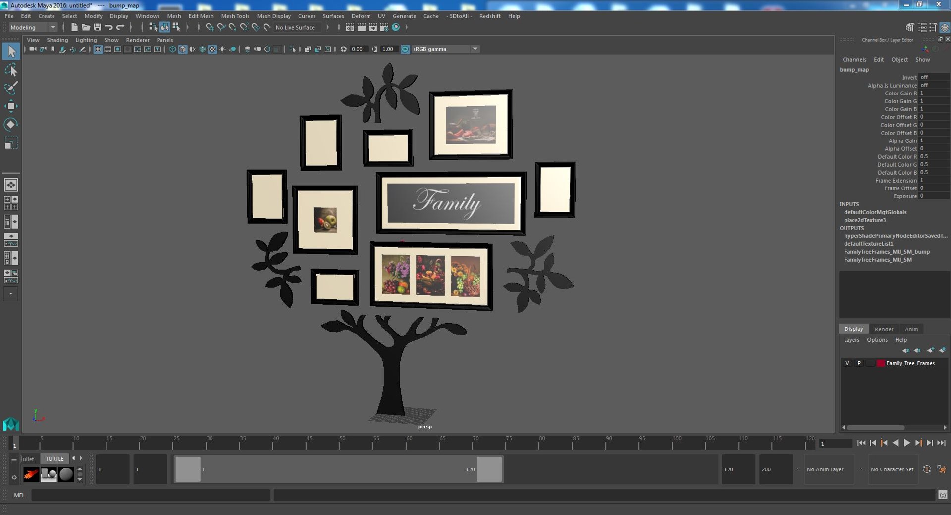 3D Family Tree Frames - TurboSquid 1859287