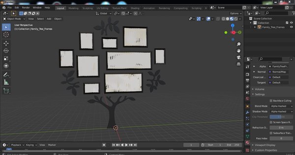 3D Family Tree Frames - TurboSquid 1859287