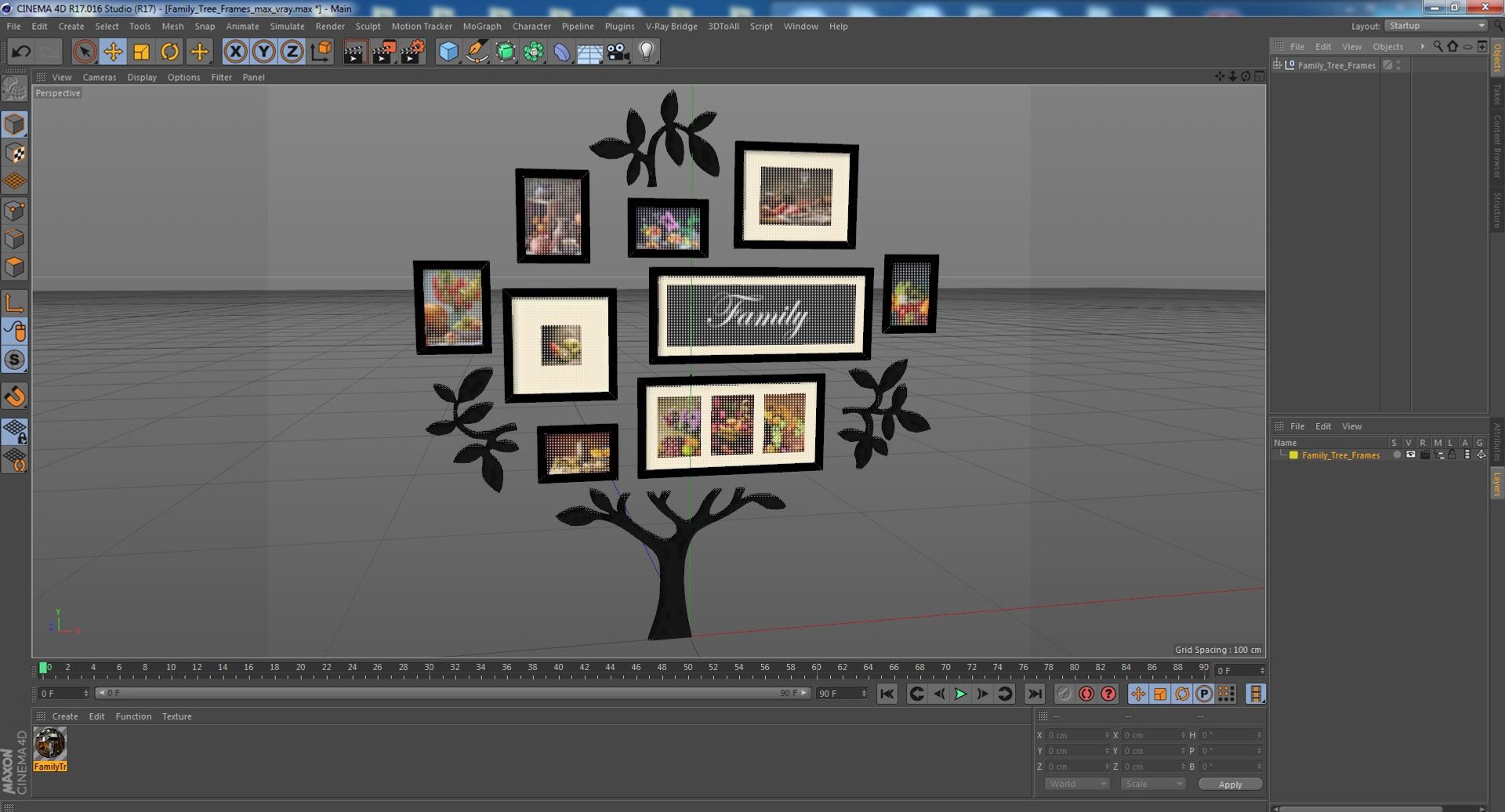 3D Family Tree Frames - TurboSquid 1859287