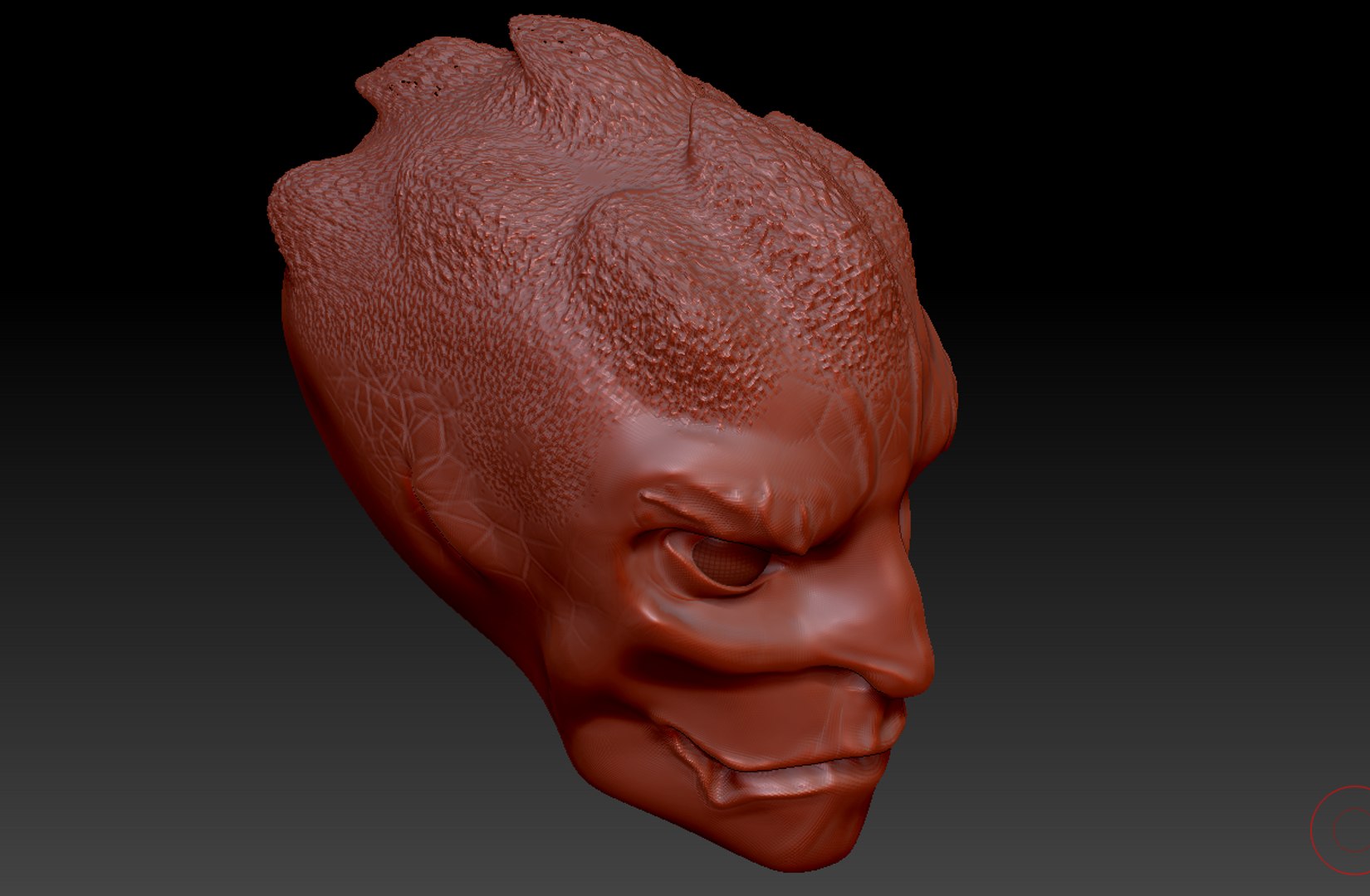 3D Alien Head Model - TurboSquid 1319191