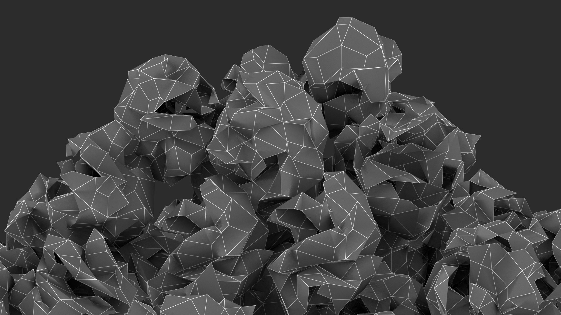 Crumpled Paper Pile Model - TurboSquid 2050739