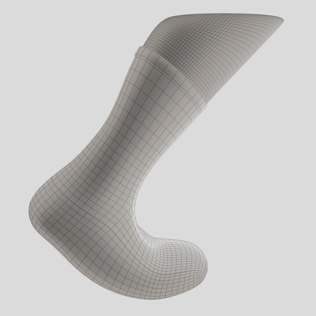 3d Realistic Sock Model