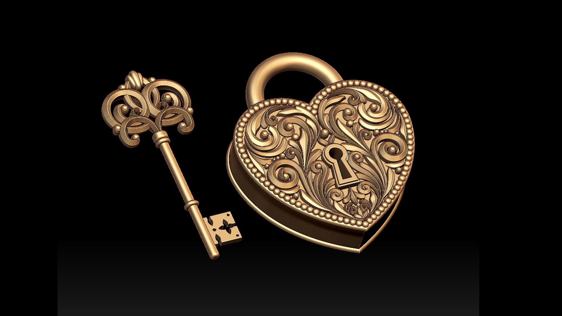 3D KEY LOCK Model - TurboSquid 2063737