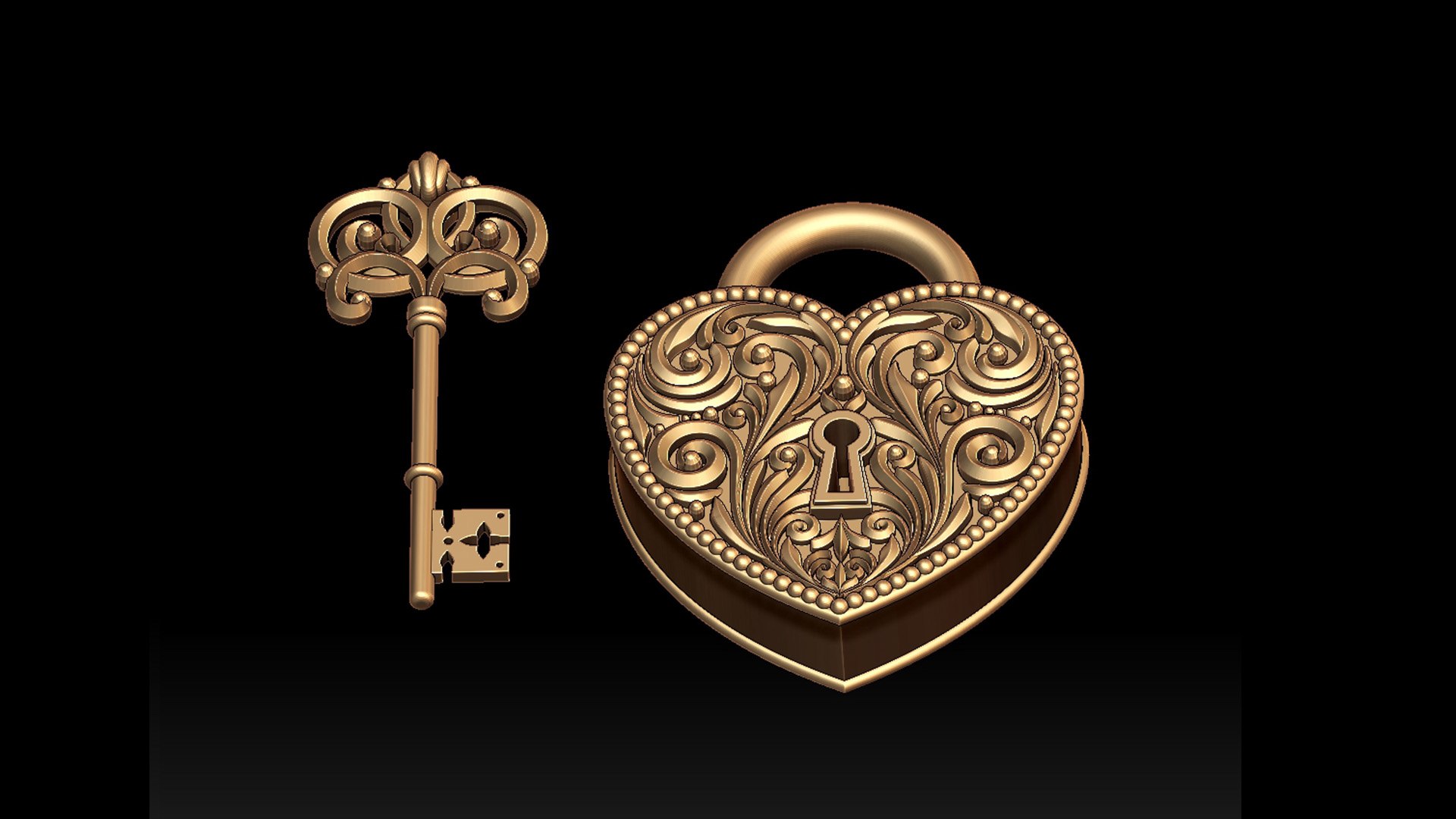 3D KEY LOCK Model - TurboSquid 2063737