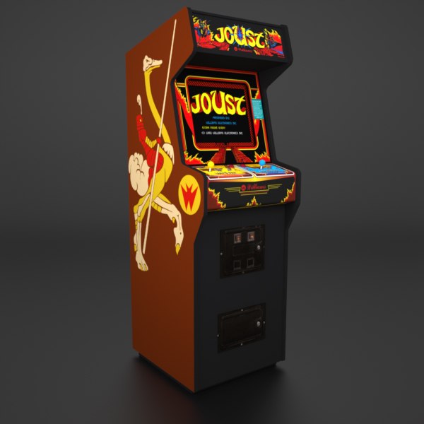 3ds max 1980 arcade cabinet