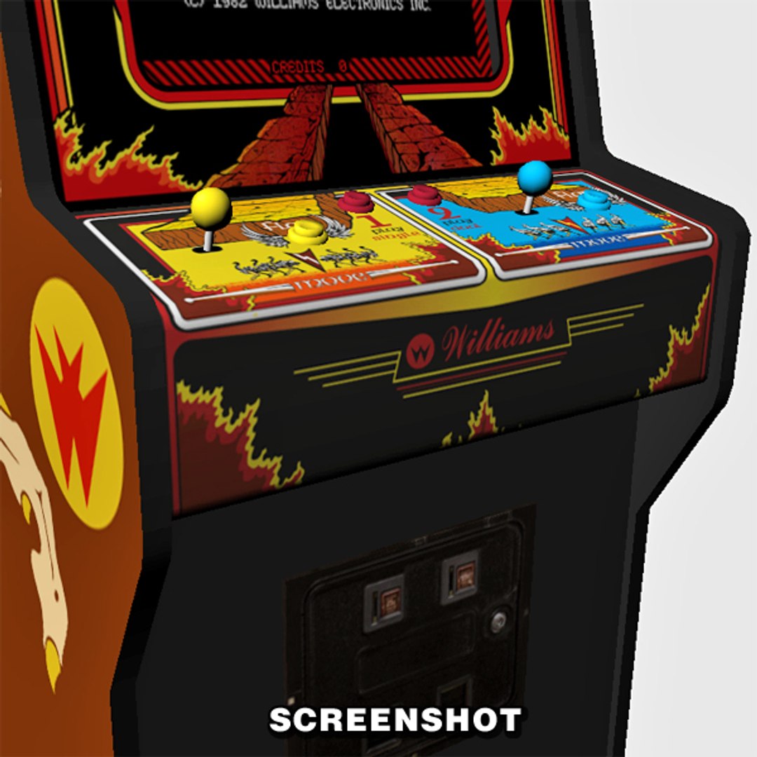 3d 1982 Arcade Cabinet Model