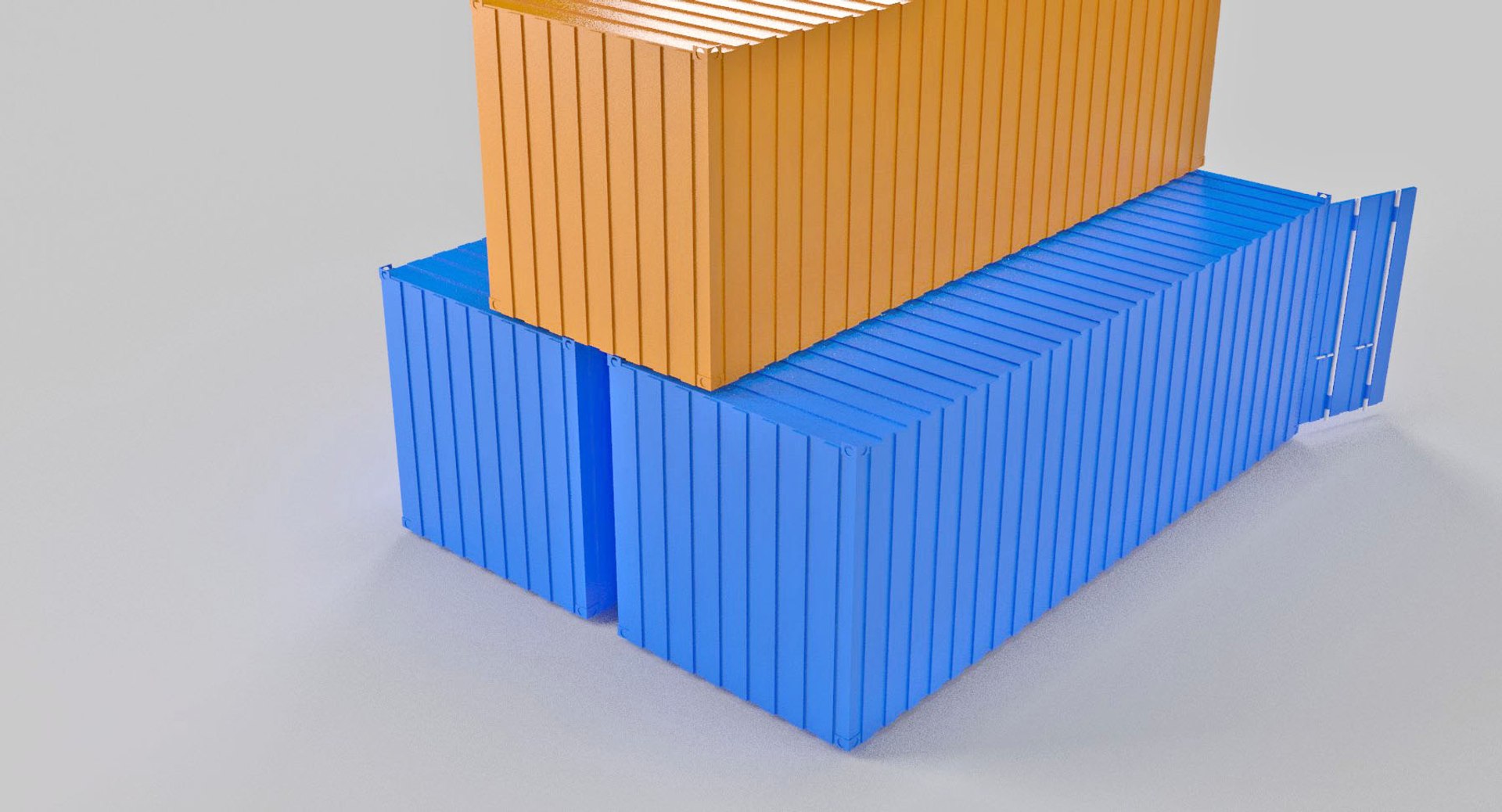 Container 3D model - TurboSquid 1339369