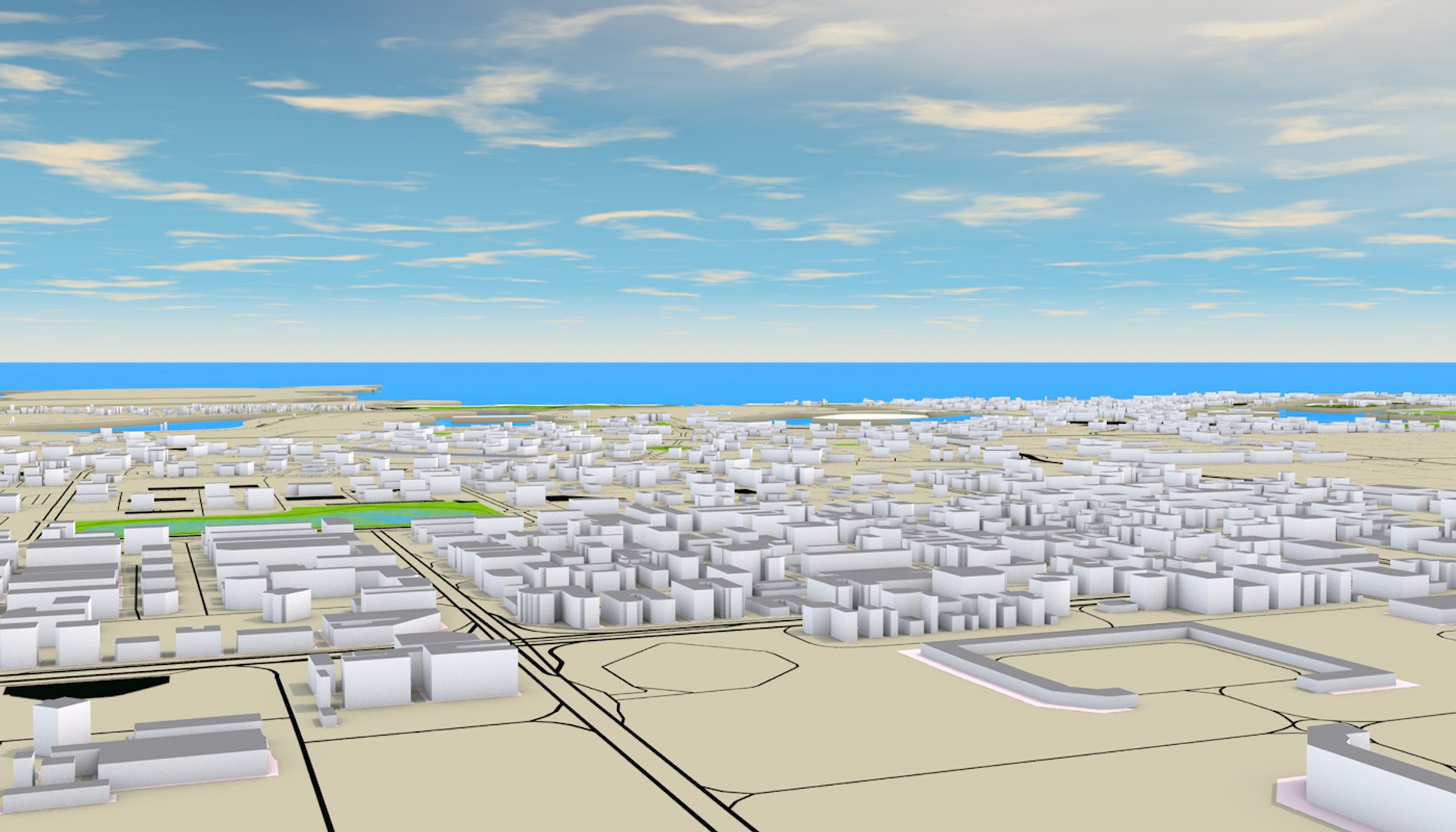 Sharjah Uae 3D Model - TurboSquid 1397539