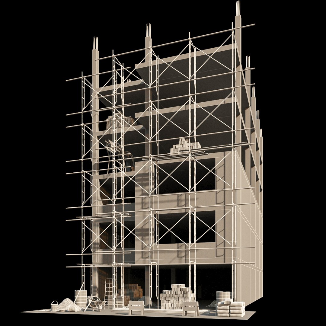 3D Modular Construction Site Model - TurboSquid 1909539