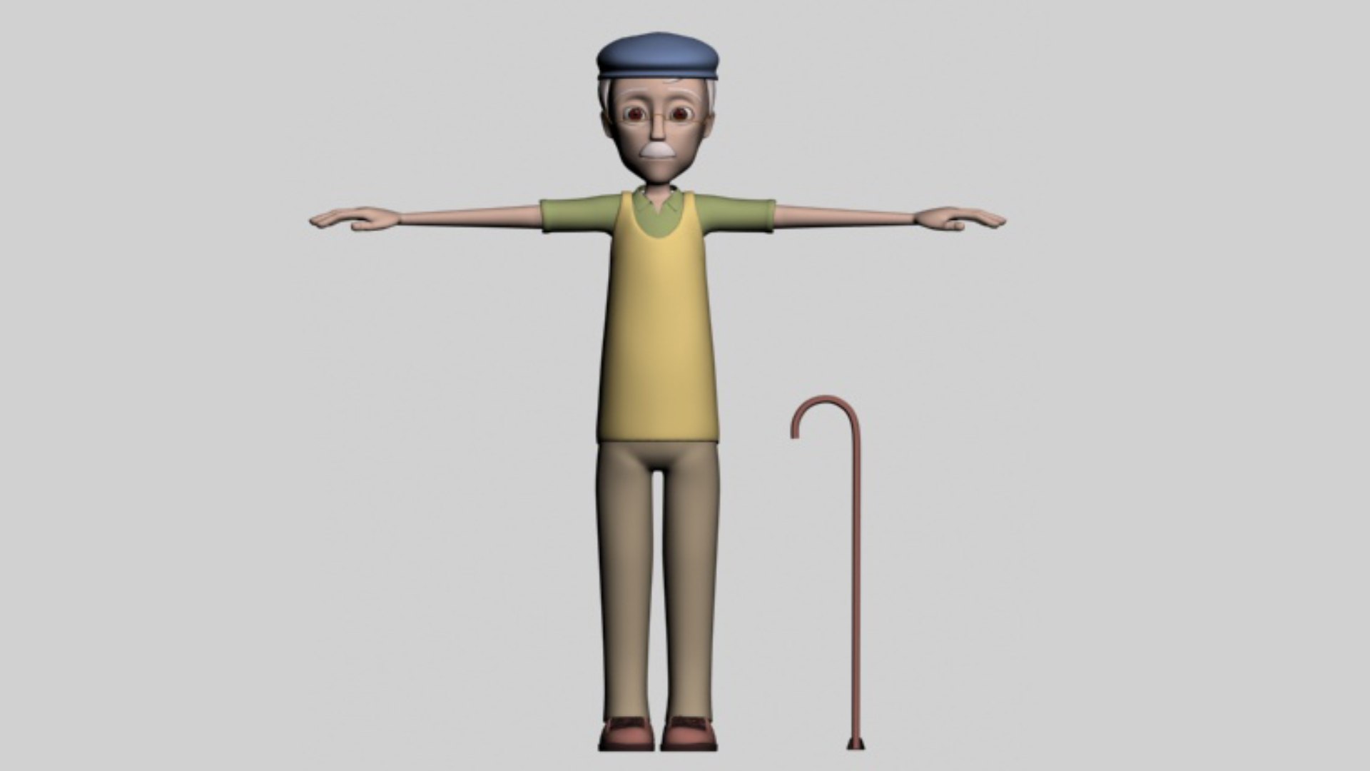 Character Rig 3D Model - TurboSquid 1677143