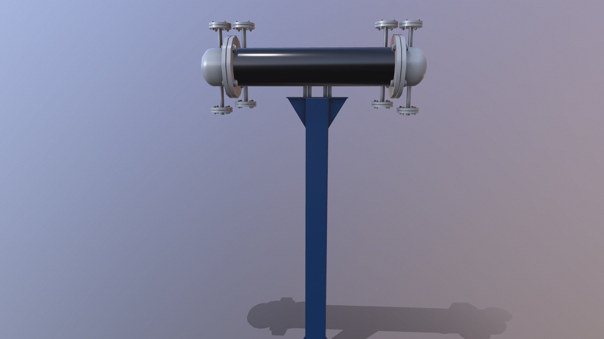 Tube Heat Exchanger 3D Model - TurboSquid 2288166