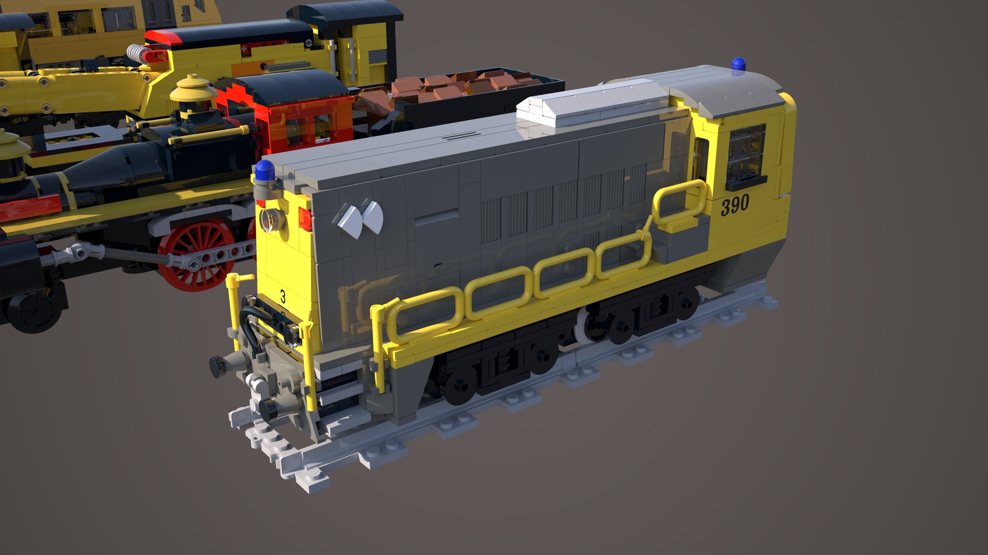 3D LEGO Train Package Model - TurboSquid 2242550