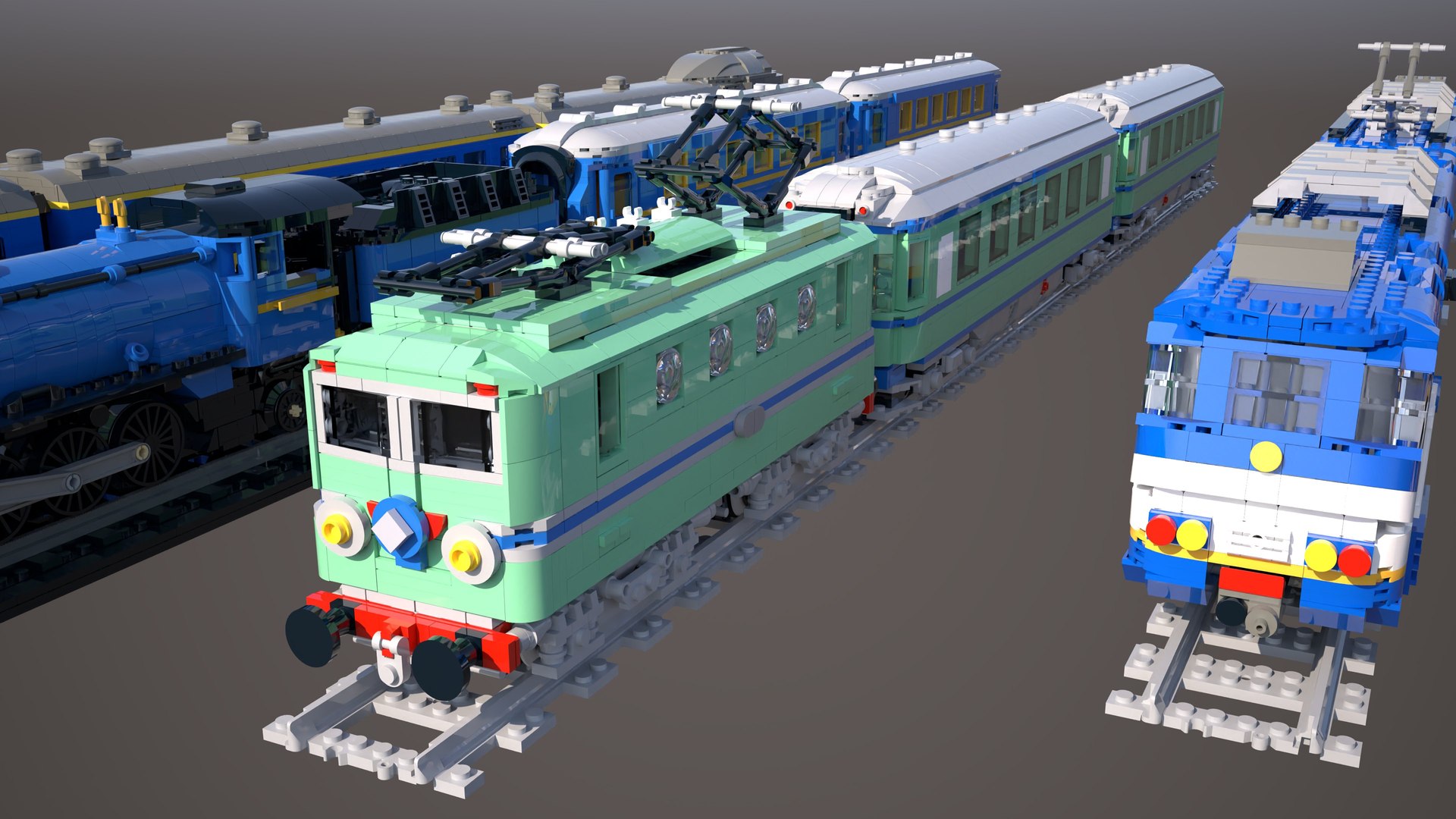 3D LEGO Train Package Model - TurboSquid 2242550