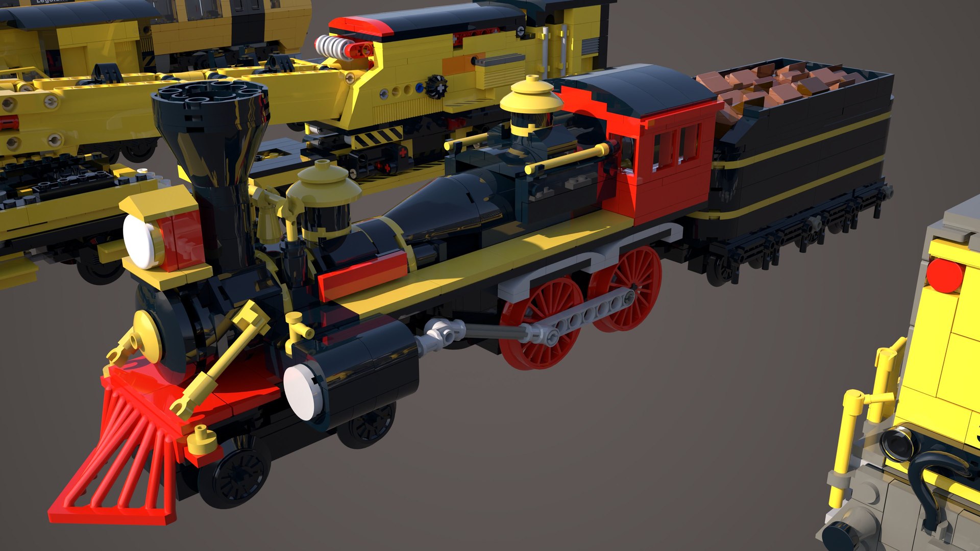 3D LEGO Train Package Model - TurboSquid 2242550