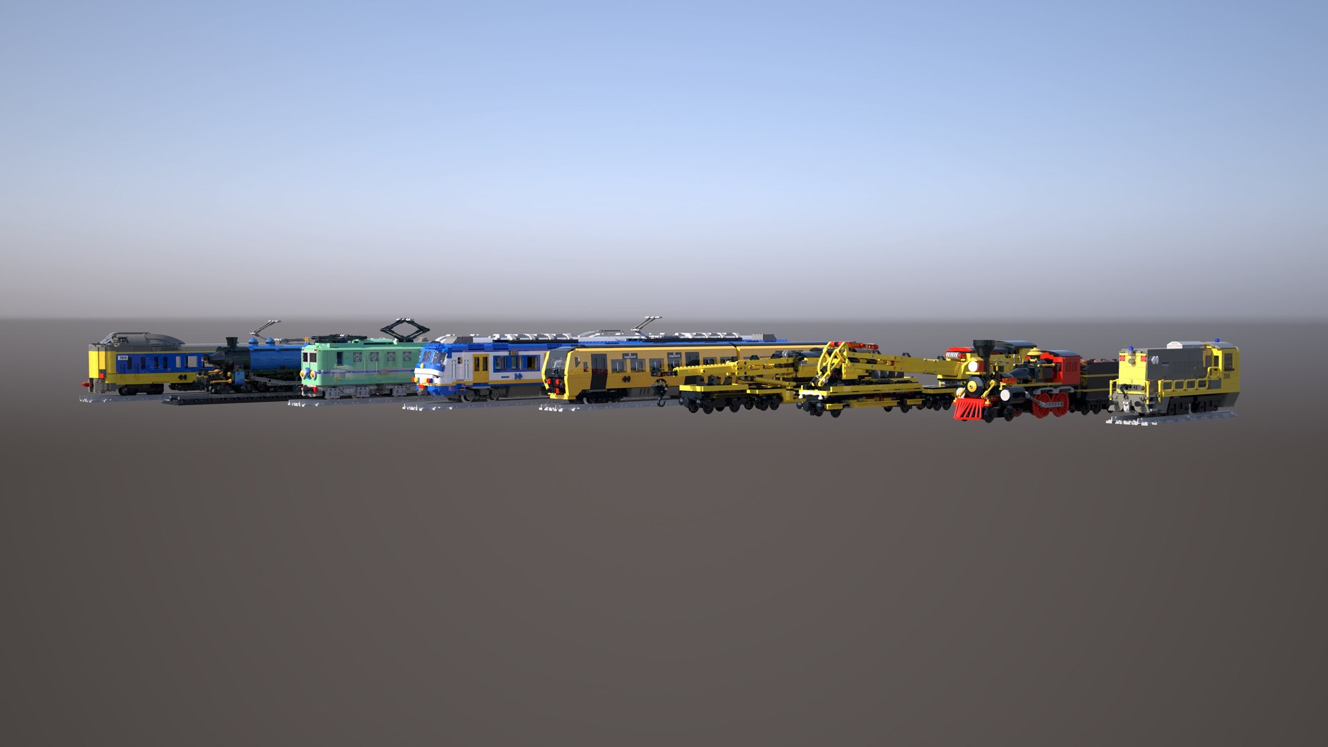 3D LEGO Train Package Model - TurboSquid 2242550