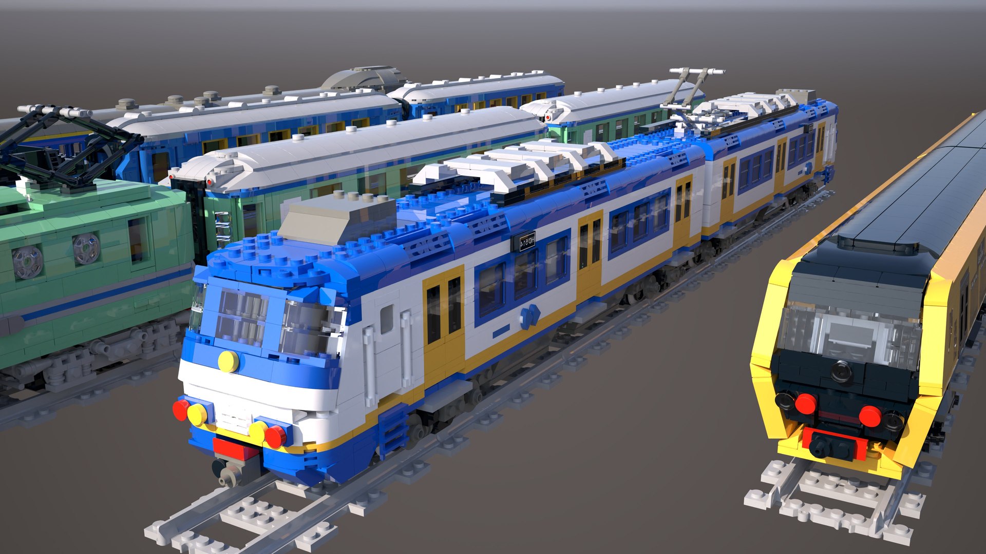 3D LEGO Train Package Model - TurboSquid 2242550