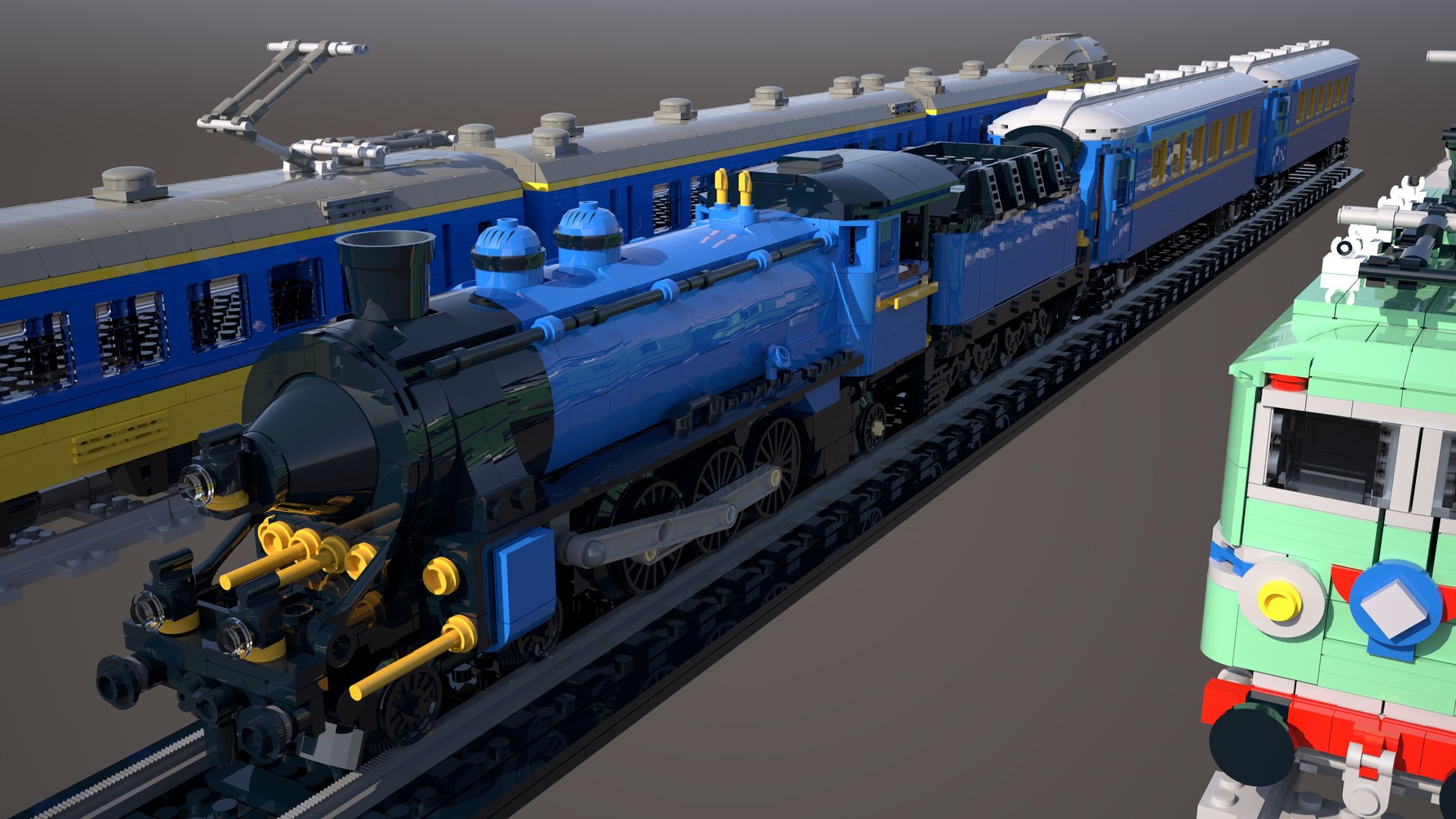 3D LEGO Train Package Model - TurboSquid 2242550