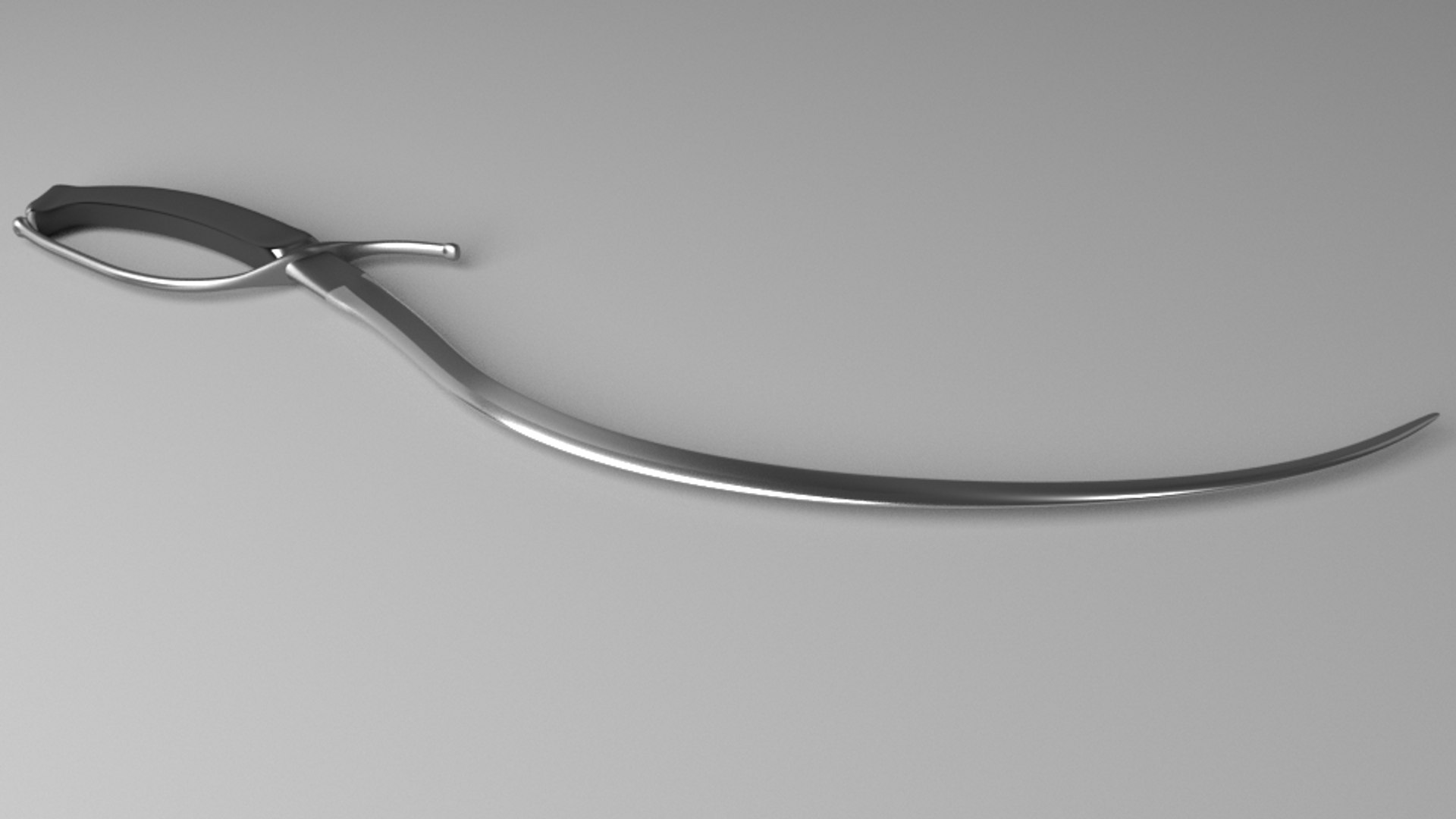 Curved Sword 3 3D Model - TurboSquid 1588675