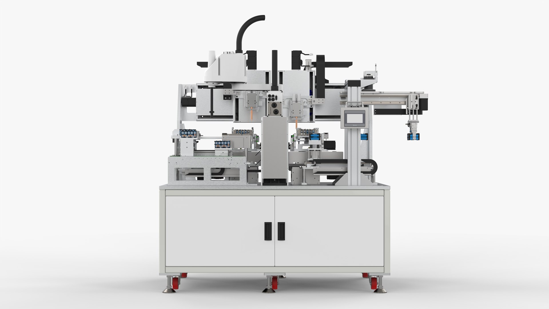 Automatic Double Station Butt Welding Lithium Battery Machine 3D Model ...