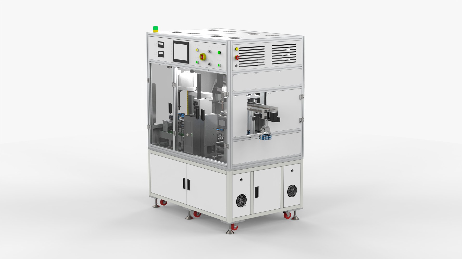 Automatic Double Station Butt Welding Lithium Battery Machine 3D Model ...