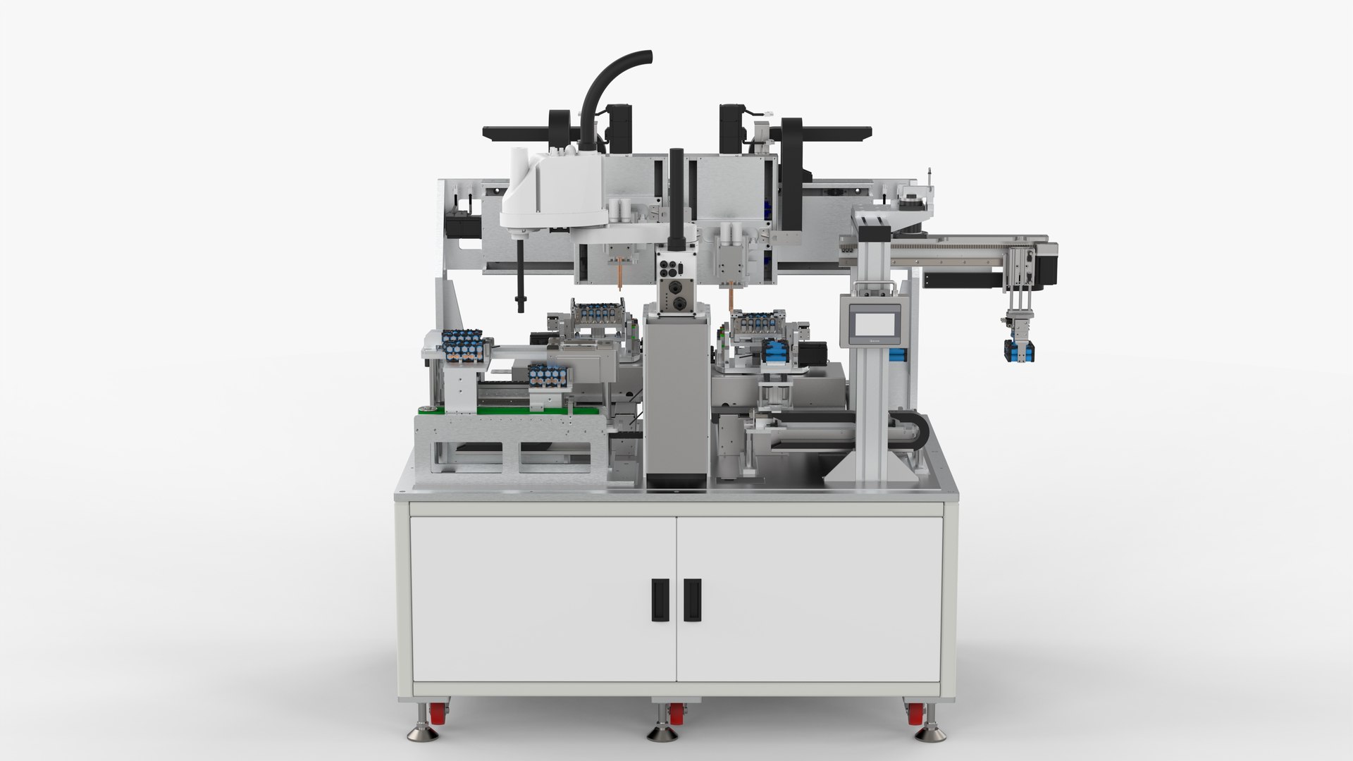 Automatic Double Station Butt Welding Lithium Battery Machine 3D Model ...