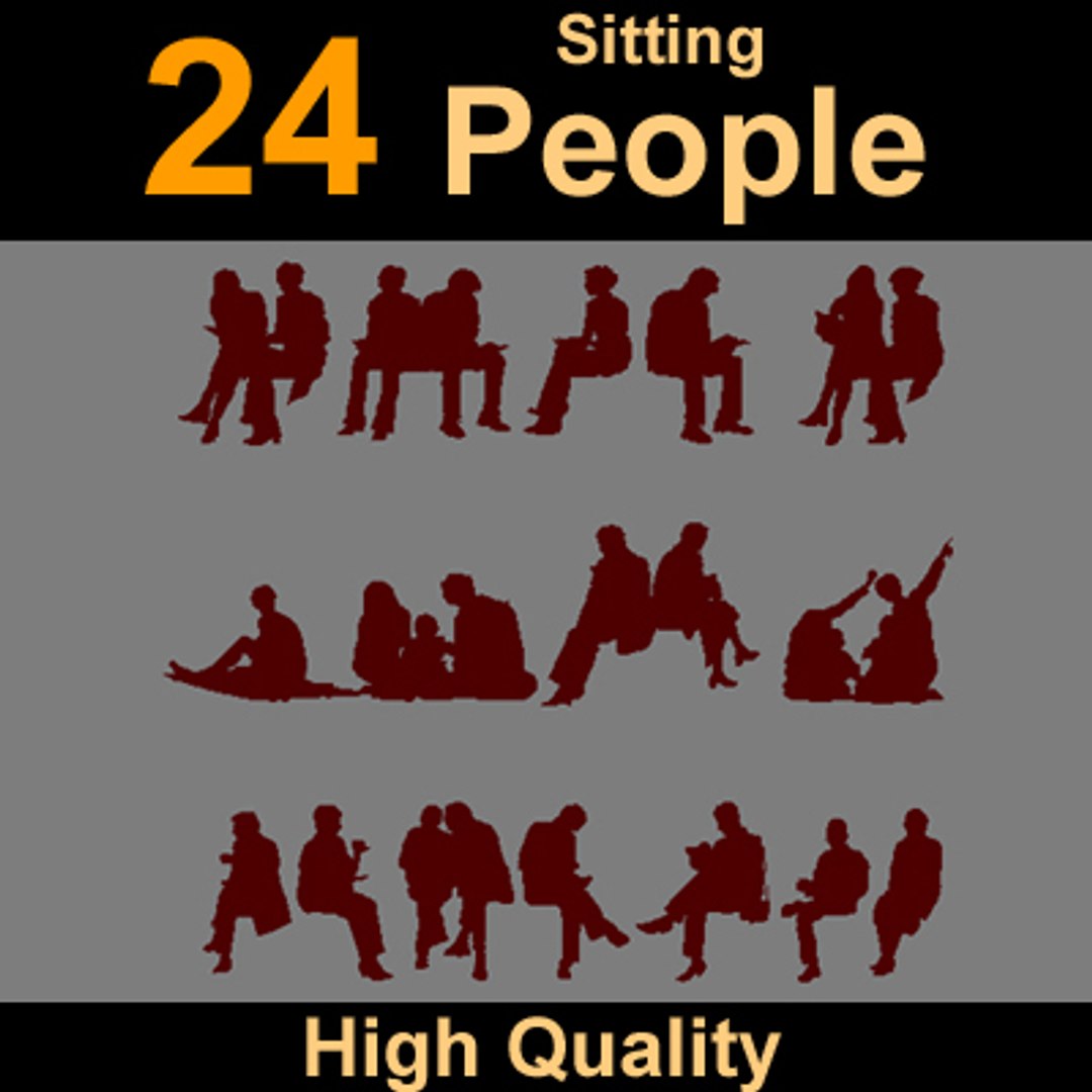 Maya Human Silhouettes