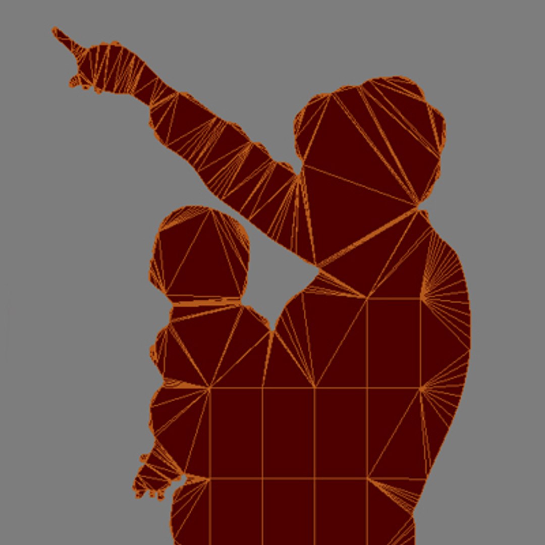 Maya Human Silhouettes