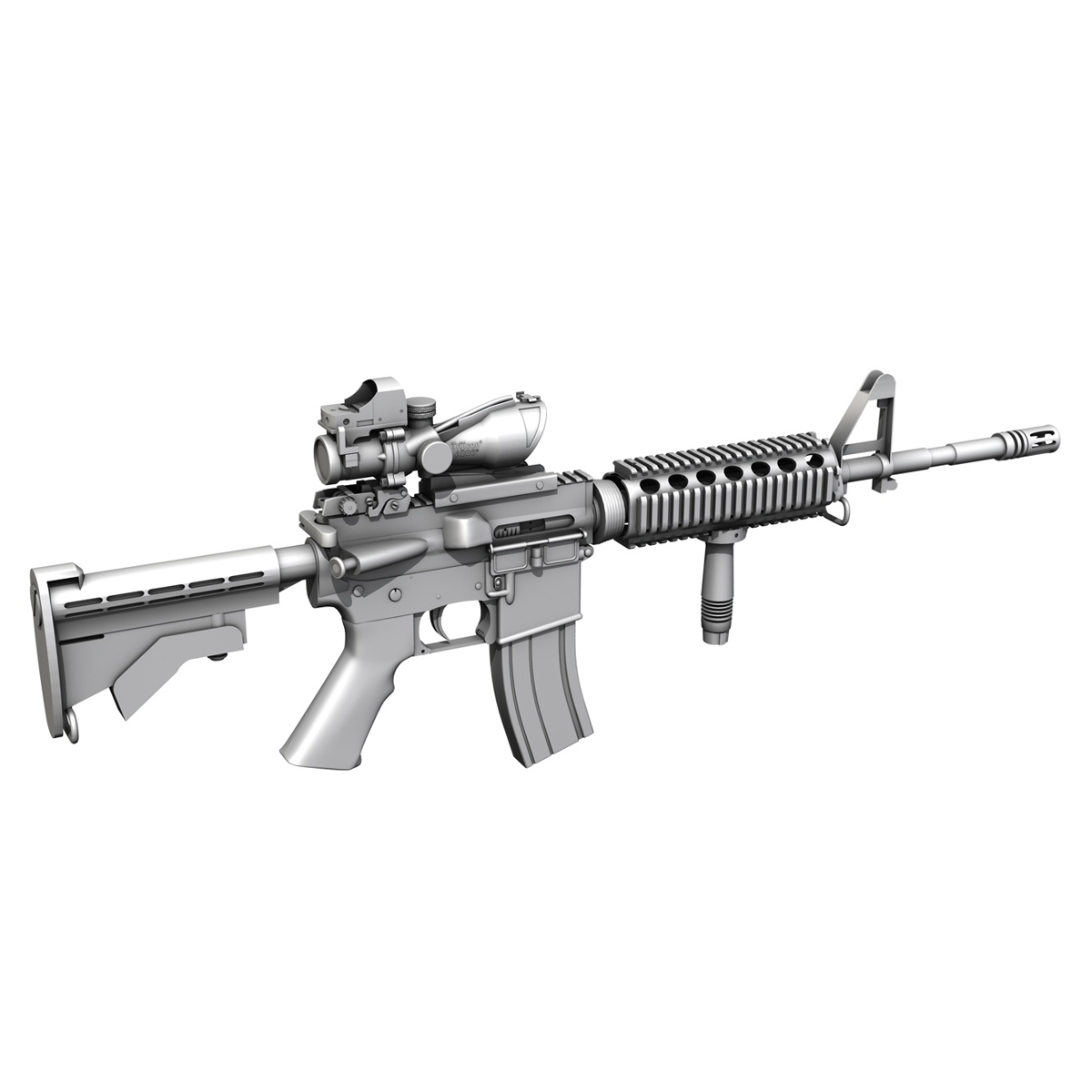 lightwave m4a1 sopmod rifle colt m4