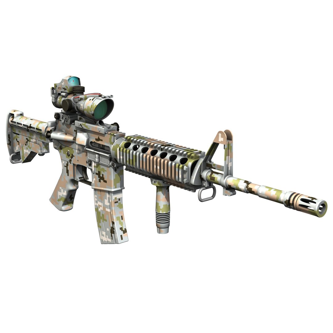 Lightwave M4a1 Sopmod Rifle Colt M4